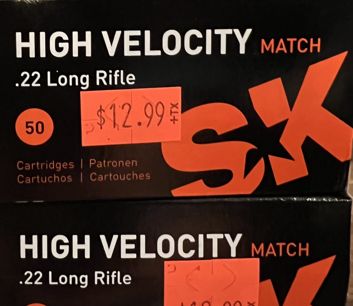 SK High Velocity Match .22LR – Montreal Skeet Club